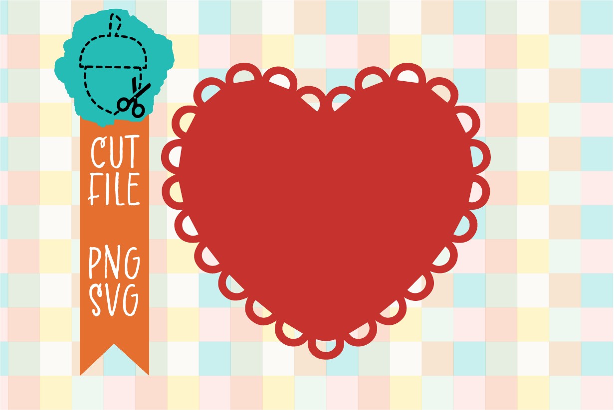 SCALLOPED HEART – Oak And Lamb